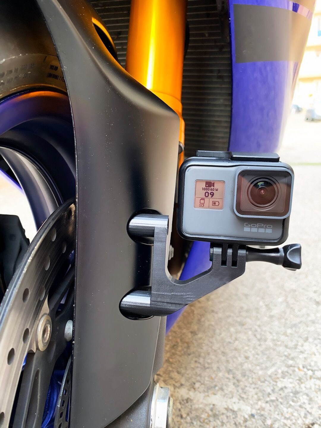 Gopro ACTION CAM Support for Motorcycle Mudguard YAMAHA R1 R6 R7 Mt - Etsy