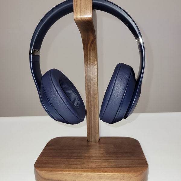 Wood Headphone Stand - Etsy