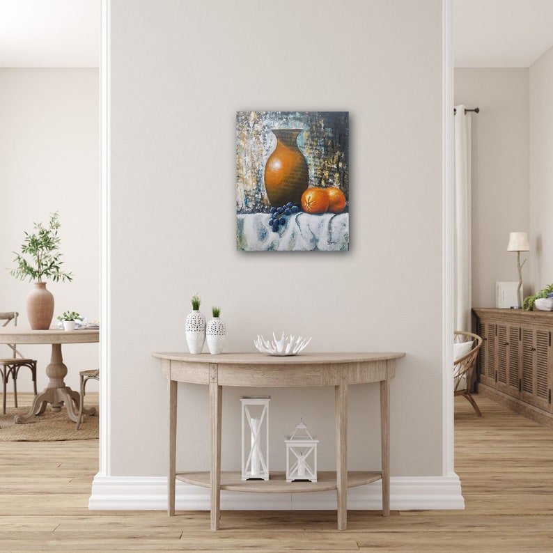 STILL LIFE - Fruits & Pot - Etsy