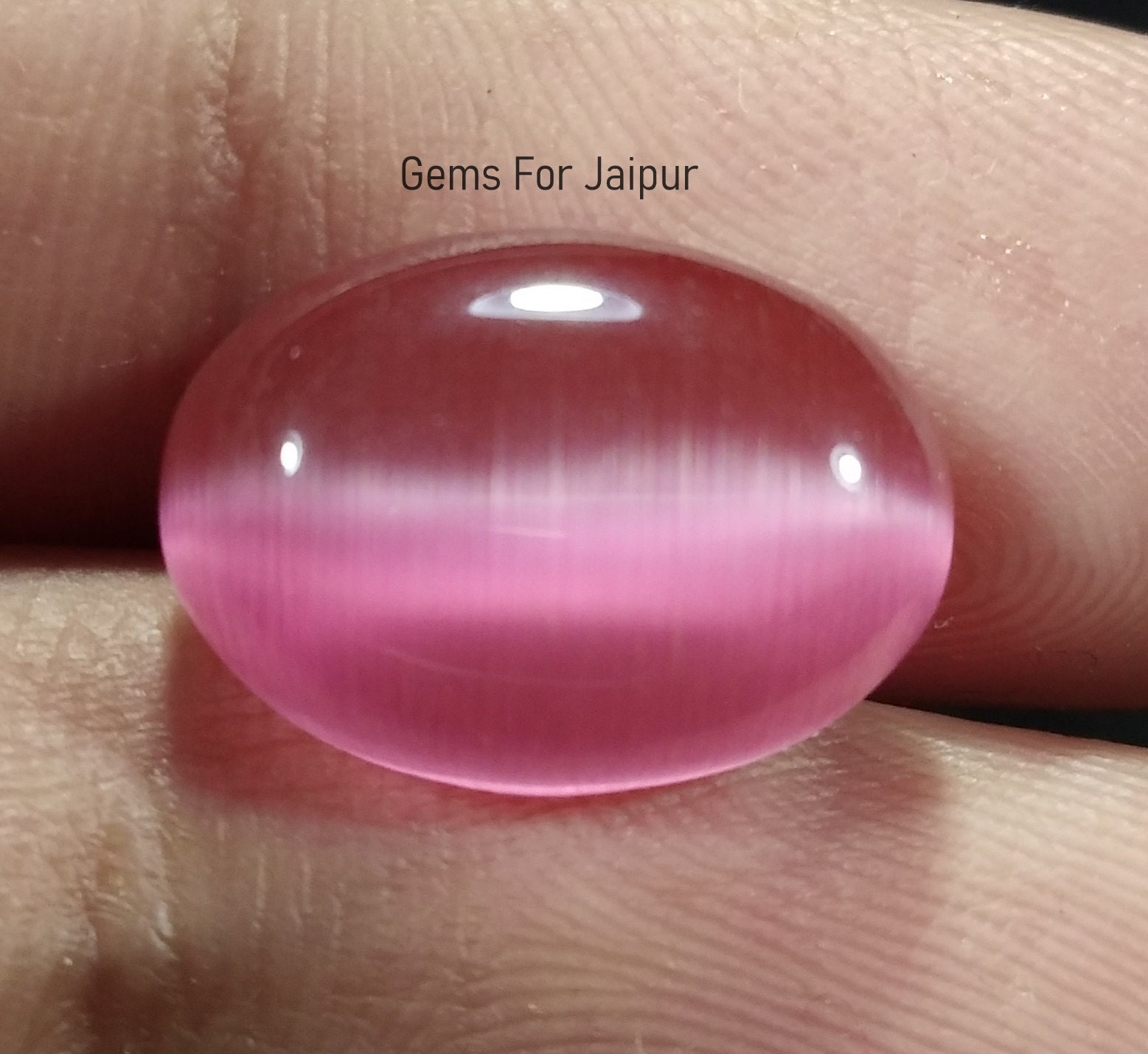 Natural Pink Chrysoberyl Loose Gemstone, 14X10 MM Oval Shape AAA+ ...