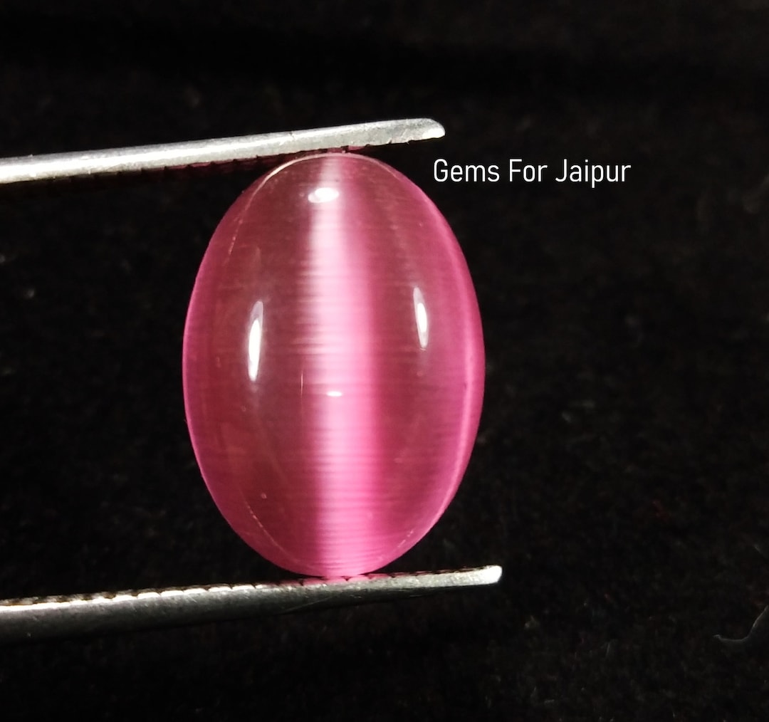 Natural Pink Chrysoberyl Loose Gemstone, 14X10 MM Oval Shape AAA+ ...
