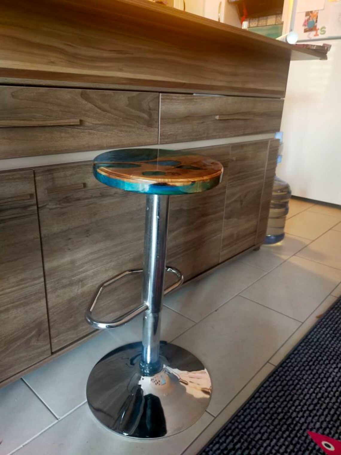 Bar Stool Top Epoxy Bar Stool Top Resin Bar Stool Top - Etsy