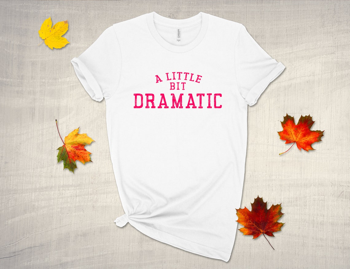 A Little Bit Dramatic Shirt Mean Girl Regina Costume Y2K | Etsy