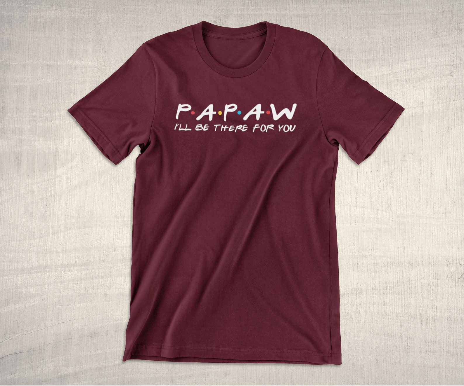 Papaw Friend Shirt, New Grandpa Gift, Funny Grandfather T-shirt, Tv ...