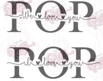 We Love You Svg | Etsy