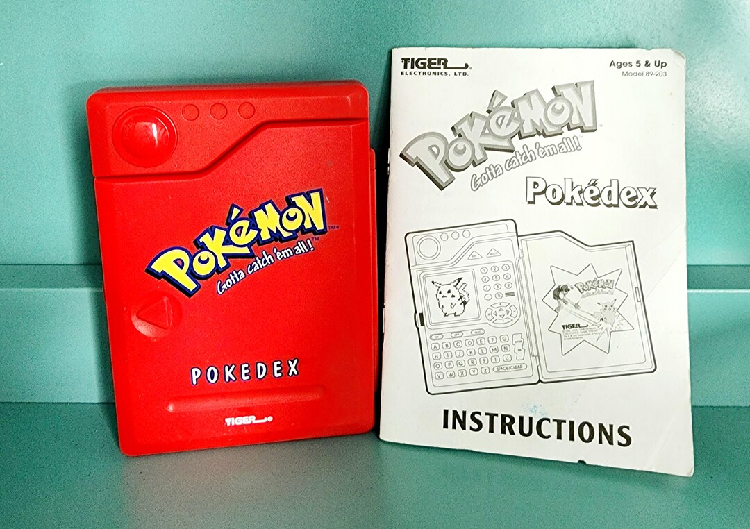 Vintage 2008 Pokeman Pokedex - Etsy