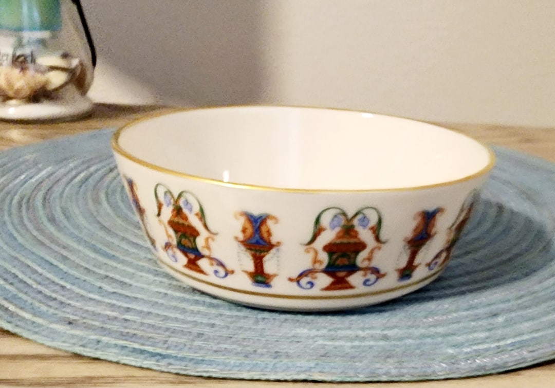Vintage 1980s Rare Discontinued Lenox Lido Pattern Salad Bowl - Etsy