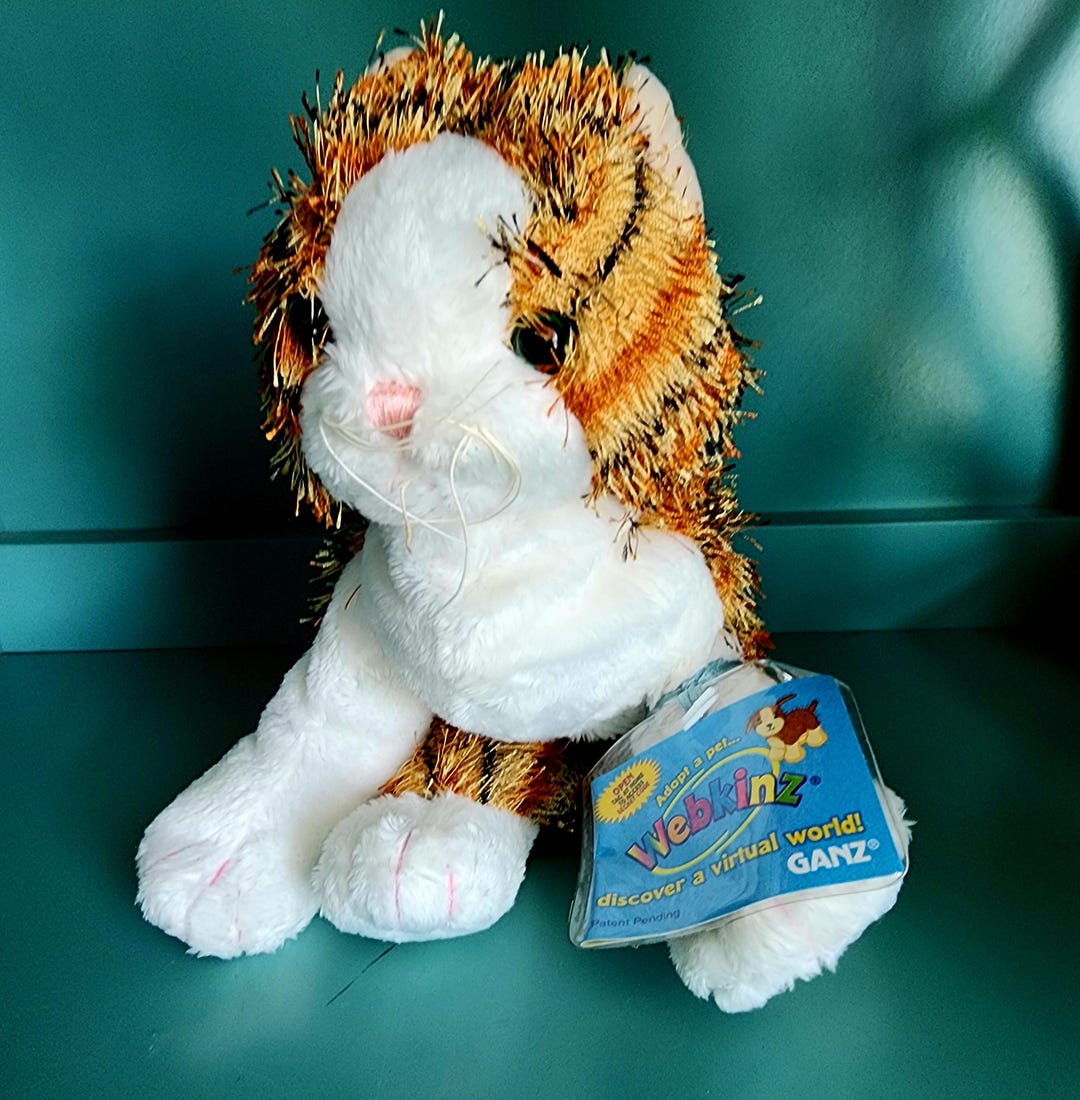 Vintage 2005 Ganz Webkinz Stripped Alley Cat HM042 - Etsy