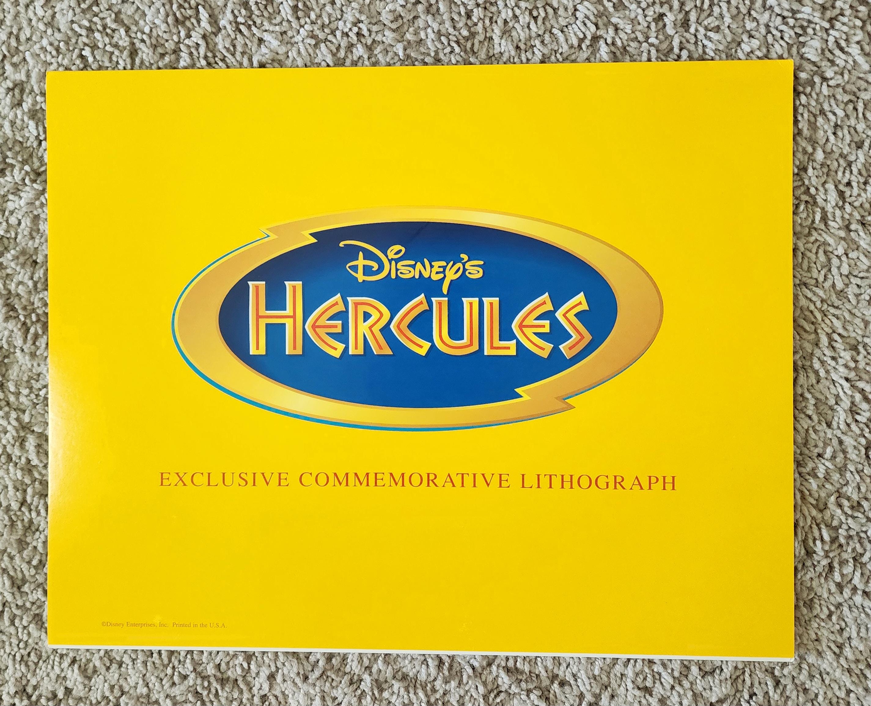 Vintage 1997 Hercules Exclusive Commemorative Lithograph Portfolio - Etsy