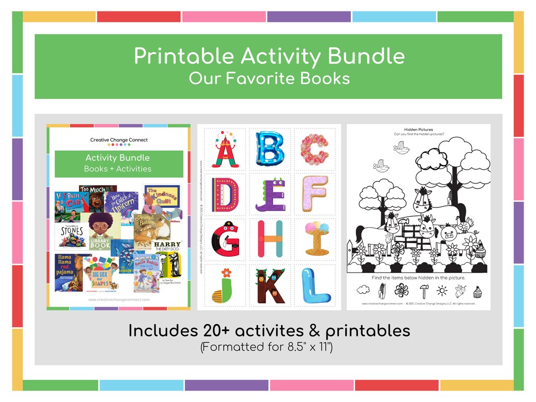 Printable Activities for Our Favorite Books, Printables for Kids ...