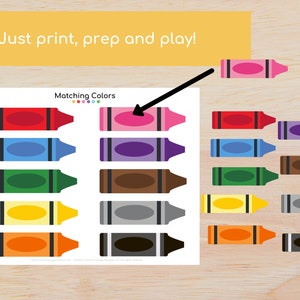 Color Busy Book, Printable Busy Binder Toddler,busy Books for Toddlers ...