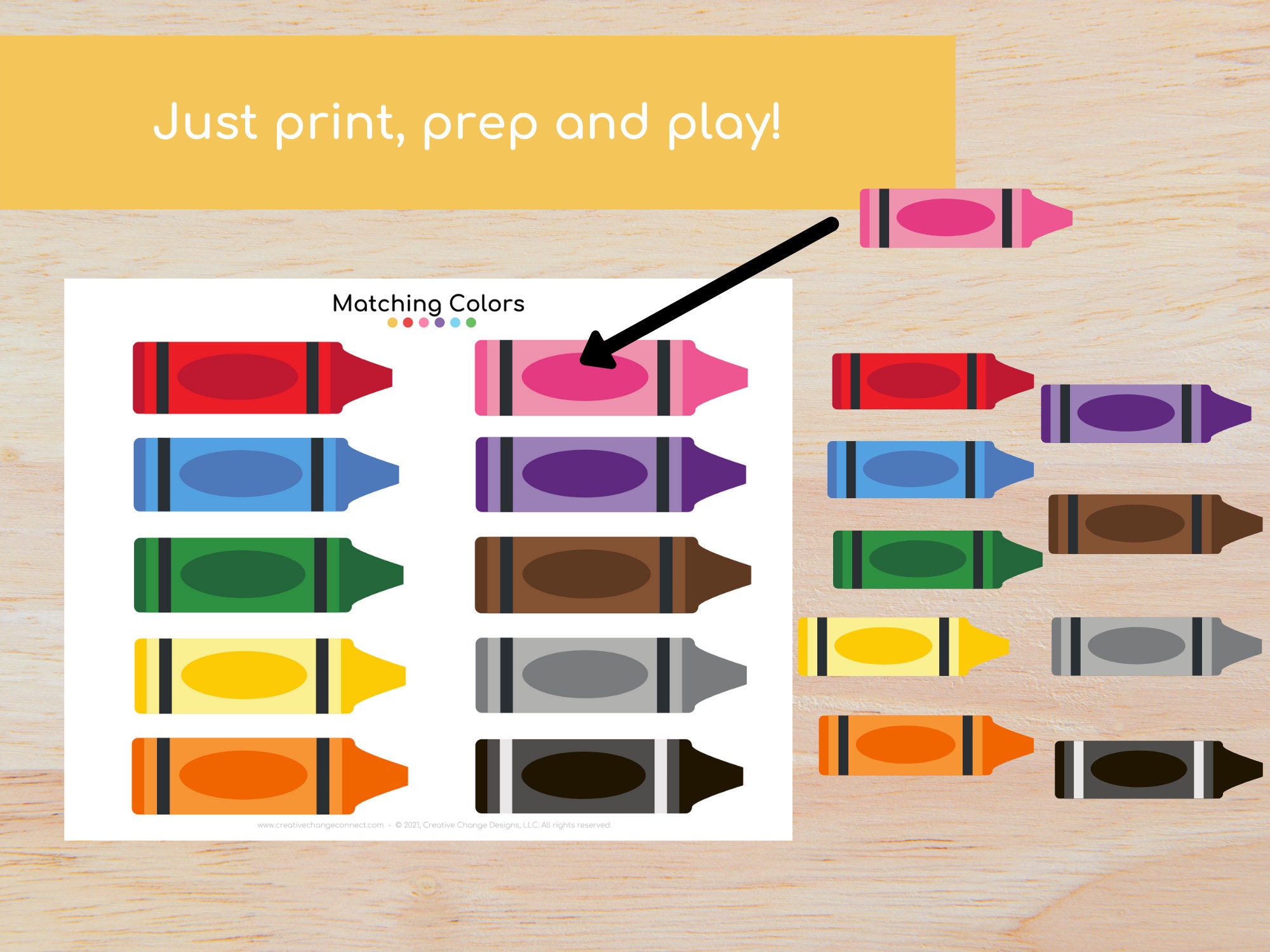 Color Busy Book, Printable Busy Binder Toddler,busy Books for Toddlers ...