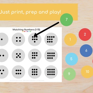 Number Busy Book Printable,quiet Book Pages,printable Busy Binder,busy ...