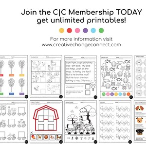 Farm Animal Coloring Pages for Kids - World Farm Animal Day Printable ...