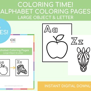 Alphabet Coloring Book, Alphabet Coloring Page Printable, Coloring ...