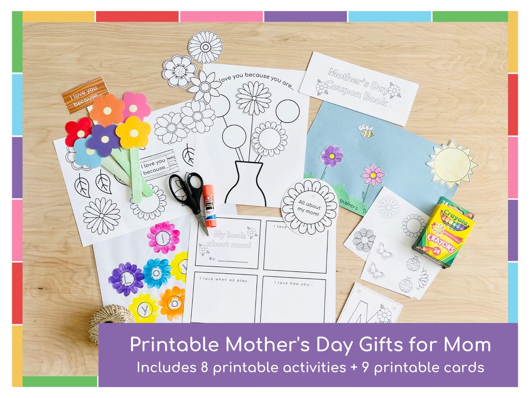 Mothers Day Printable Crafts,mothers Day Printable Cards,mothers Day ...