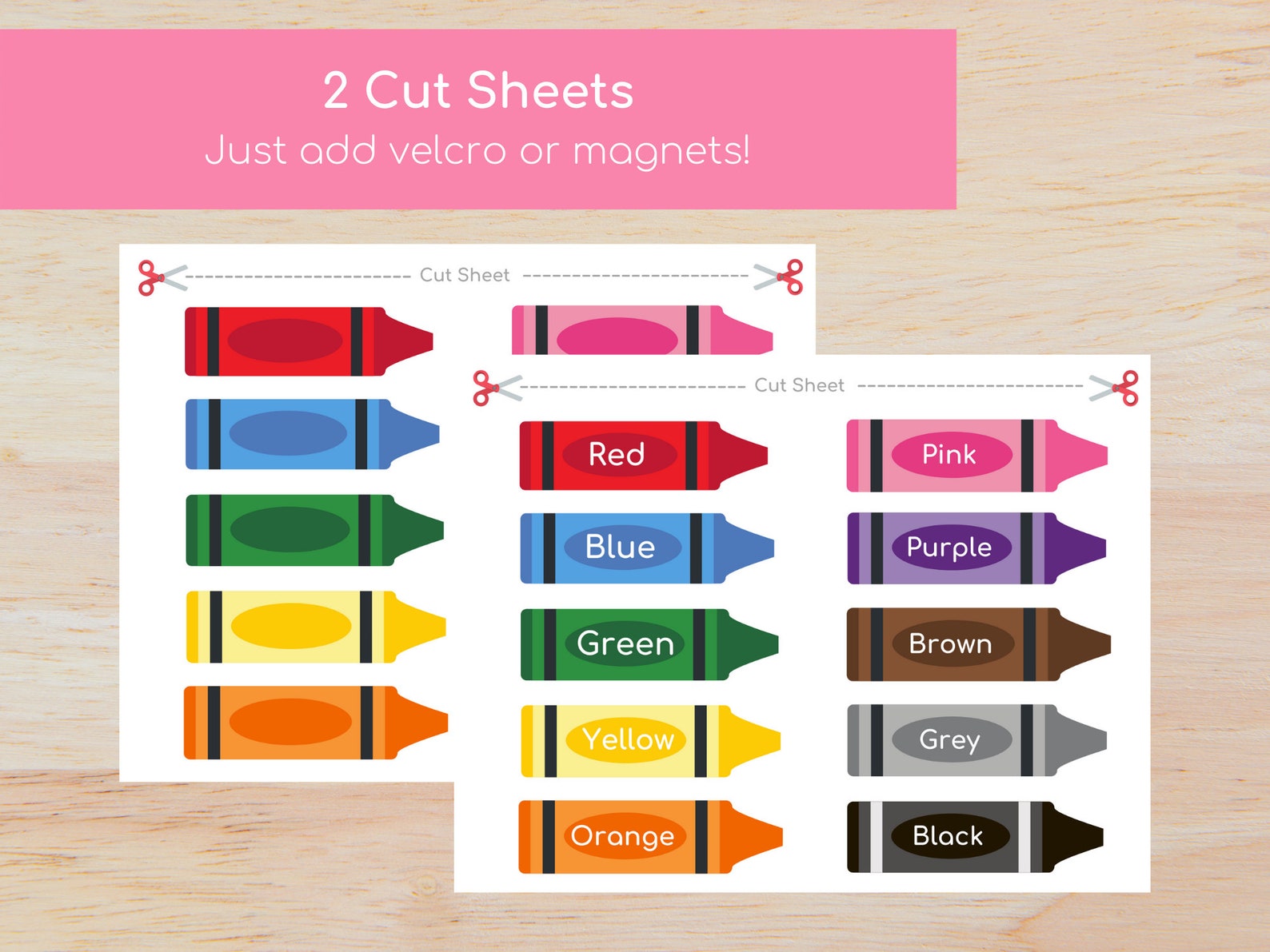 Color Busy Book, Printable Busy Binder Toddler,busy Books for Toddlers ...