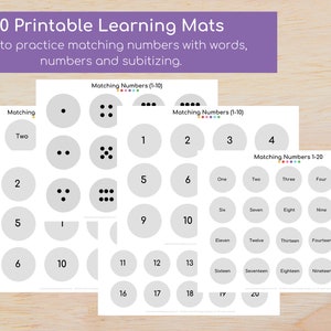 Number Busy Book Printable,quiet Book Pages,printable Busy Binder,busy ...