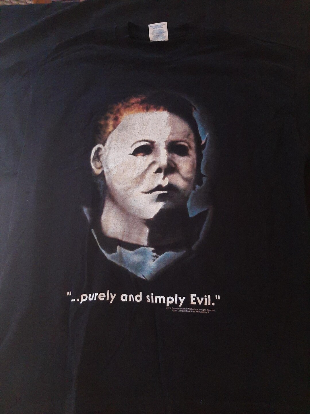Halloween's Michael Myers is Rocking Out on a Double Sided T-shirt, XL ...