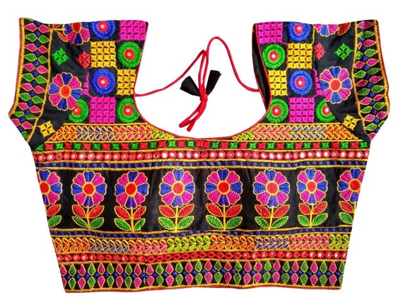 Gujarati Traditional Mirror Work and Kutchi Hand Embroidery - Etsy