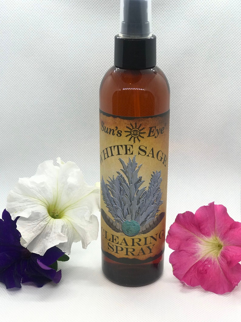 White Sage Clearing Spray Sage Protection Spray Energy Clearing Sage ...