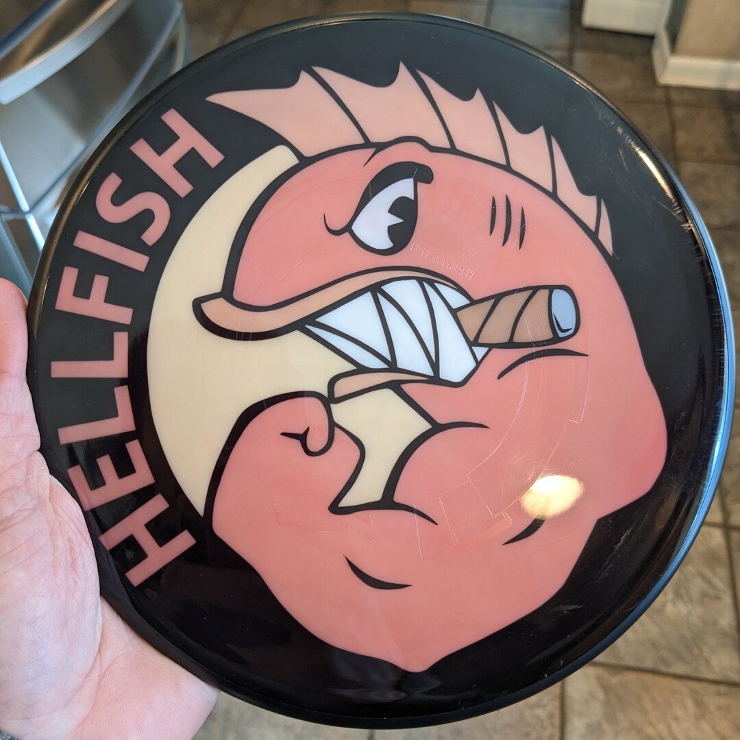 Digital Download Hellfish Disc Golf Dye Stencil Svg, Jpeg, Png, Pdf and Dxf - Etsy