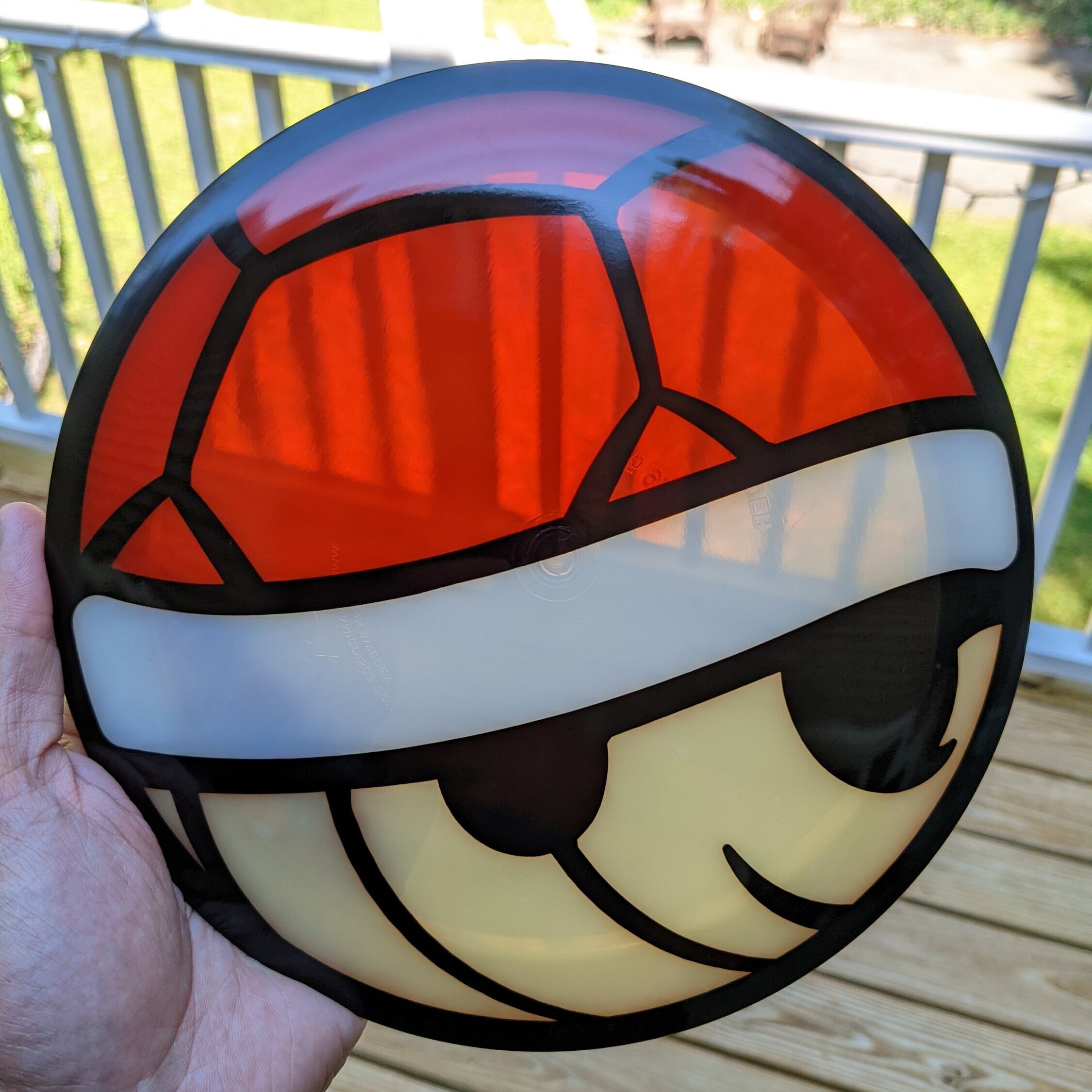 Digital Download | Red Shell | Disc Golf Dye Stencil | Svg, Jpeg, Png ...