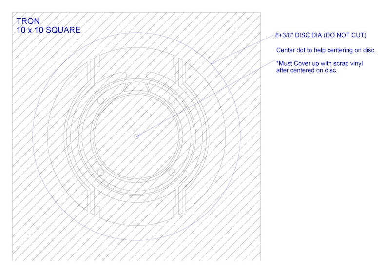 Digital Download | Tron| Disc Golf Dye Stencil | Svg, Jpeg, Png, Pdf ...