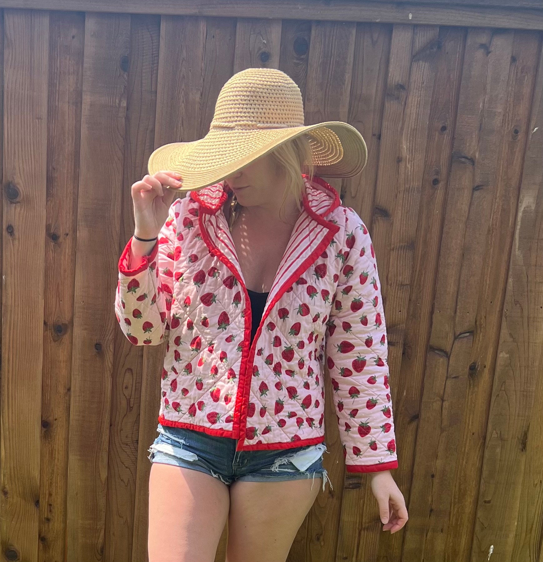 Strawberry Quilt Coat - Etsy