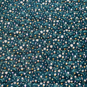 Floral Baby Quilt, Pink and Green, Baby Blanket - Etsy