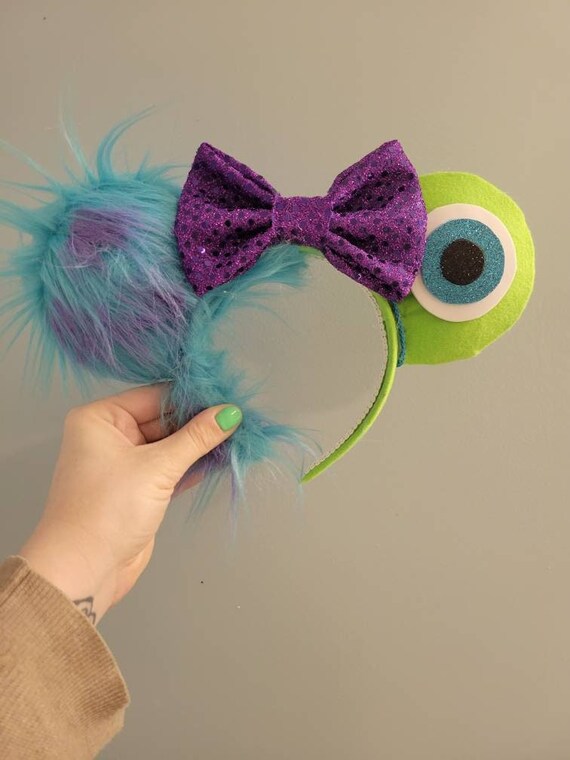 Monsters Inc Ear / Mike and Sully / Pixar / Mouse Ears / - Etsy UK