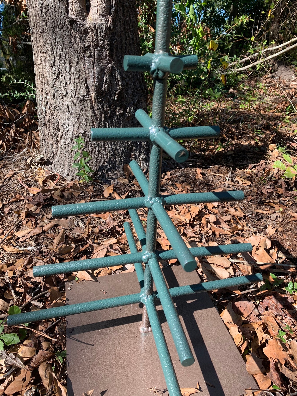 Metal Christmas Tree Industrial Steel Christmas Decor - Etsy