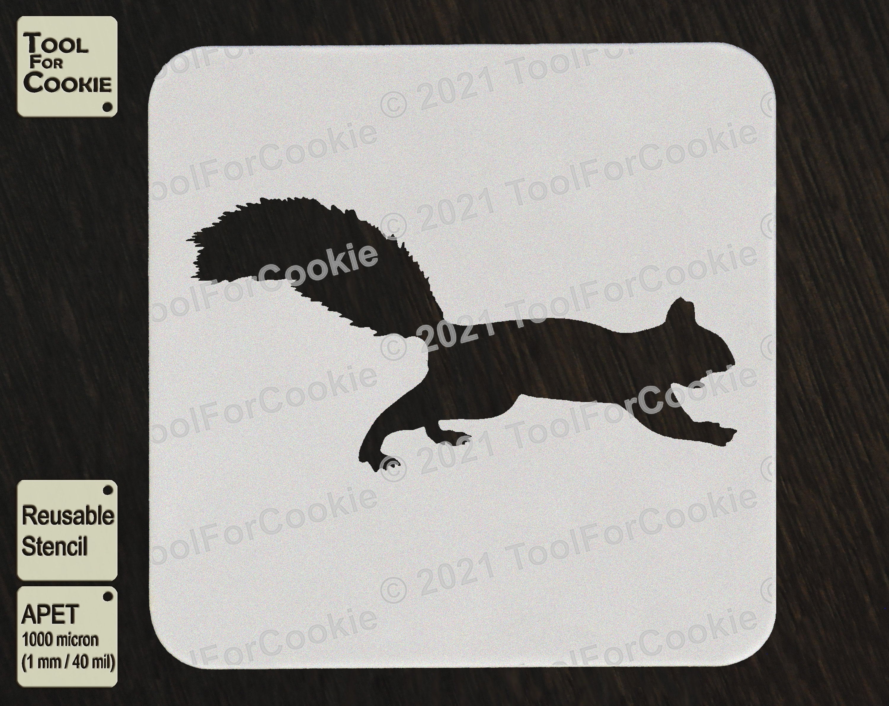 Squirrel Stencil - Etsy