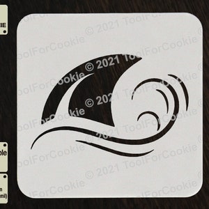 Shark Fin Stencil - Etsy