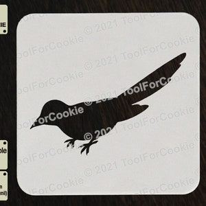 Magpie Stencil - Etsy
