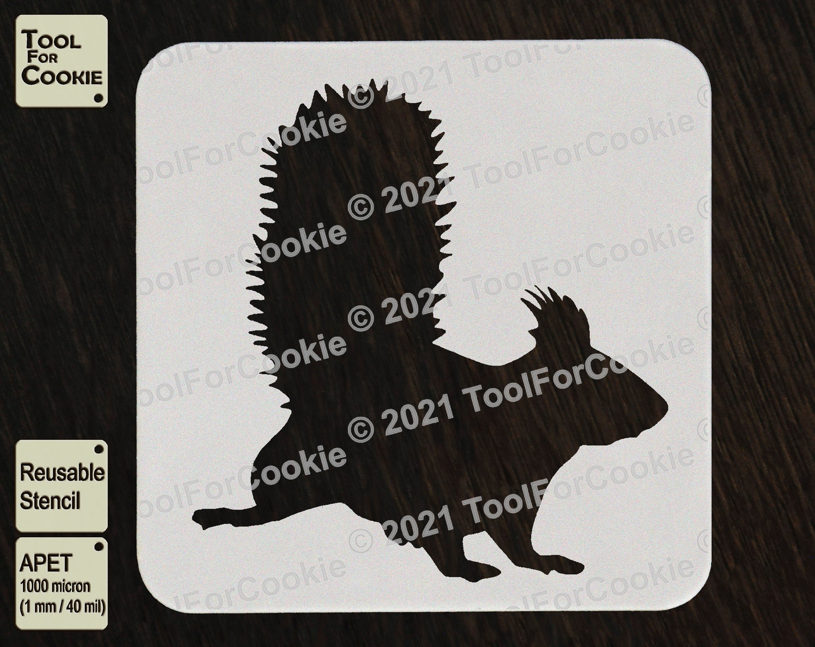 Squirrel Stencil - Etsy