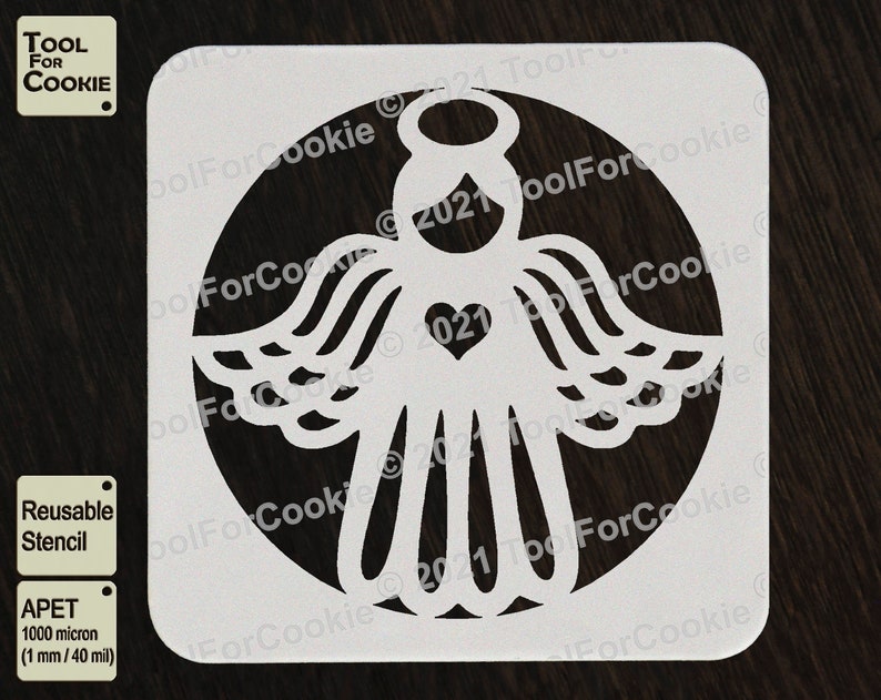 Angel Stencil - Etsy