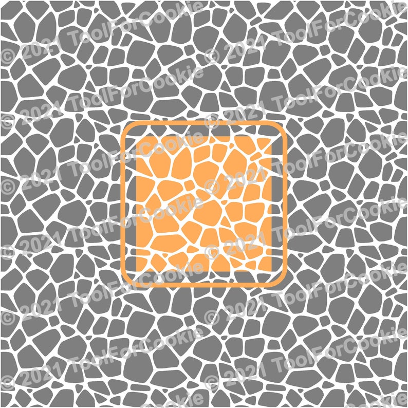 Stone Pattern Stencil - Etsy