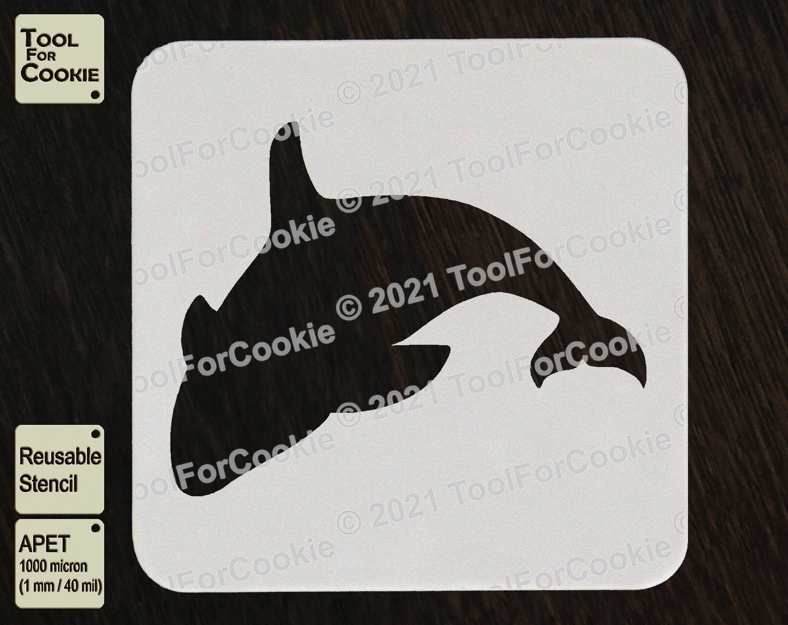 Orca Stencil Whale Killer Stencil - Etsy