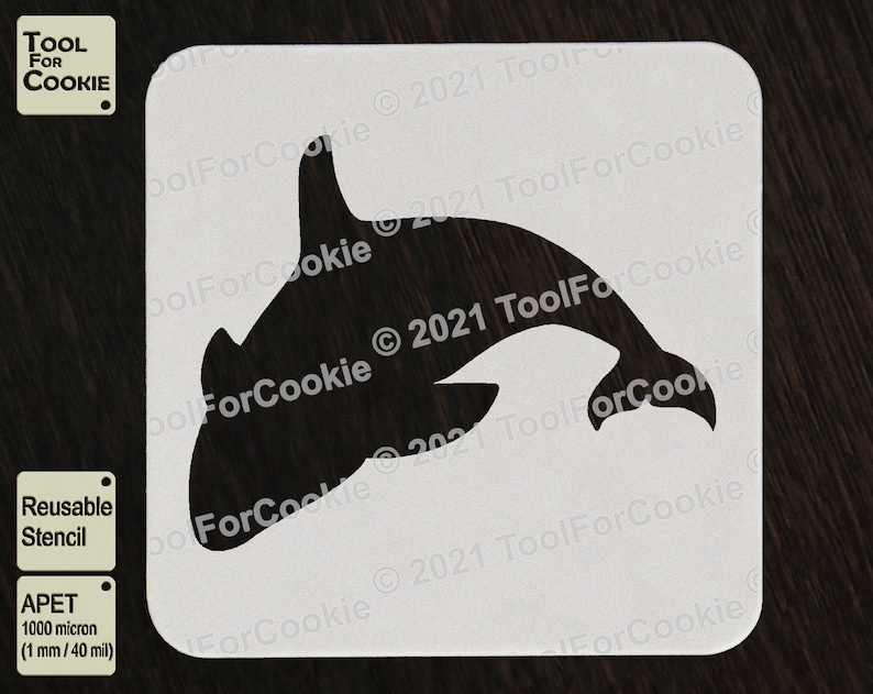 Orca Stencil Whale Killer Stencil | Etsy