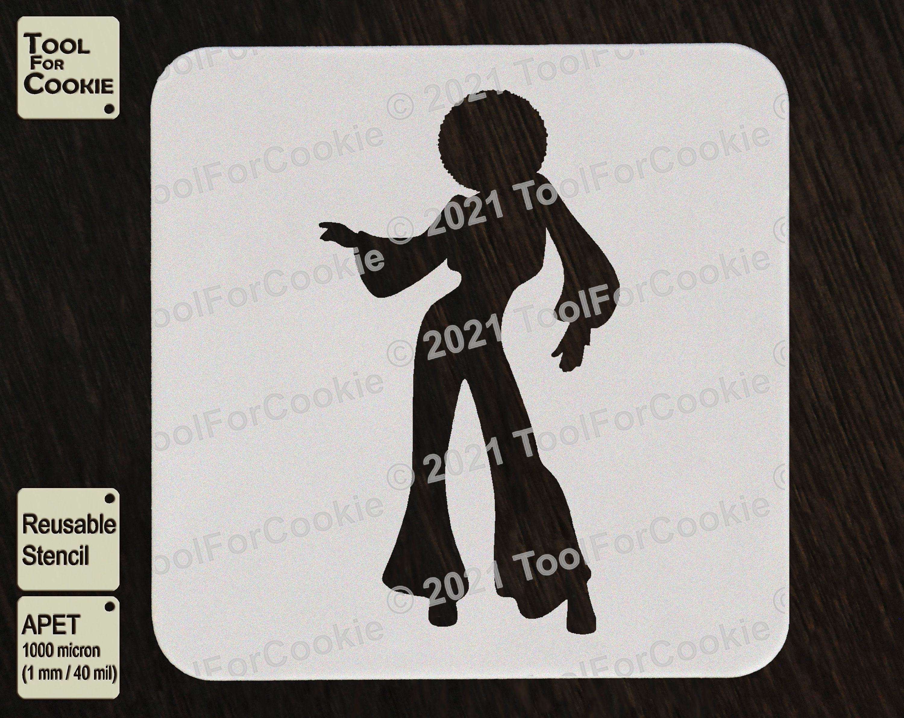 Disco Dancer Stencil - Etsy