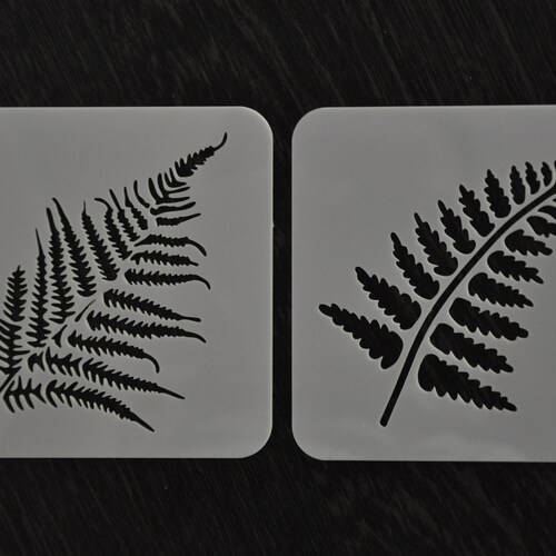Fern Leaf Stencil Custom Stencil Leaf Stencil Stencils - Etsy