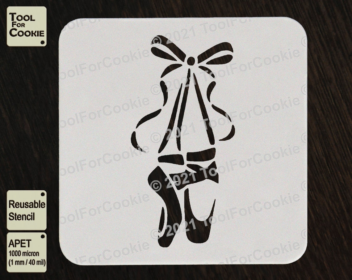 Pointe Shoes Stencil Ballerina Stencil Ballet Stencil - Etsy