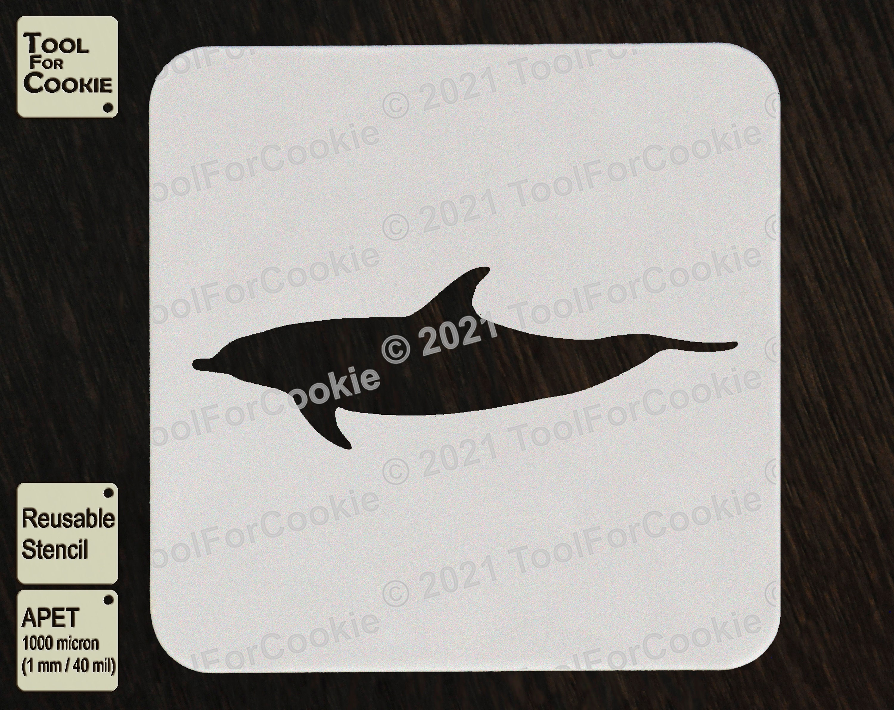 Dolphin Stencil - Etsy