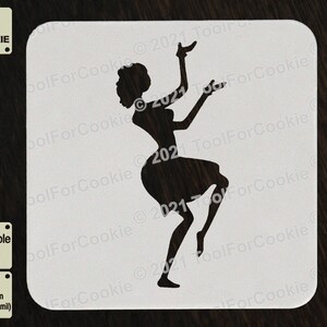 African Tribal Dancer Stencil, African Motives Art - Etsy