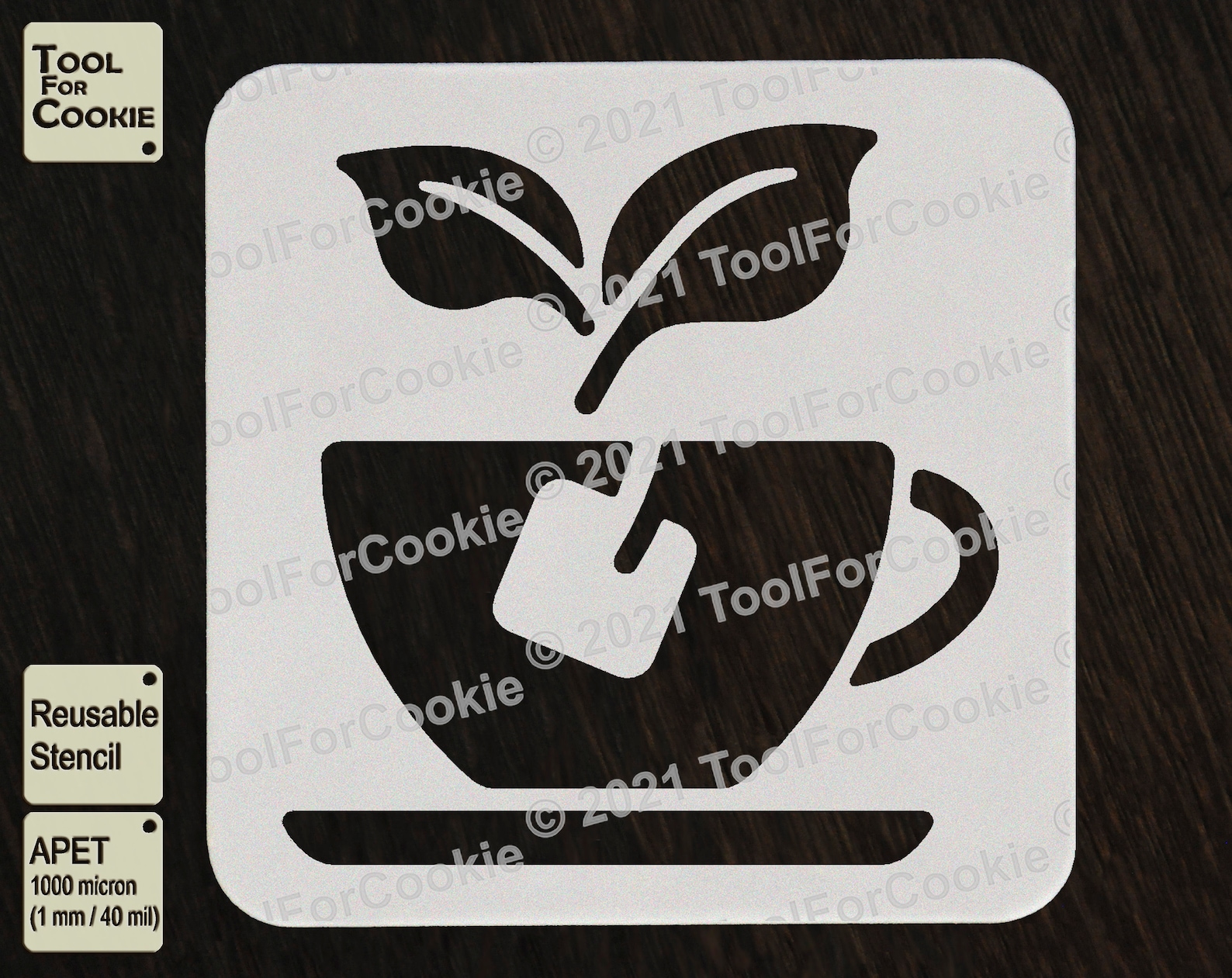 Cup of Tea Stencil Tea Cup Stencil - Etsy