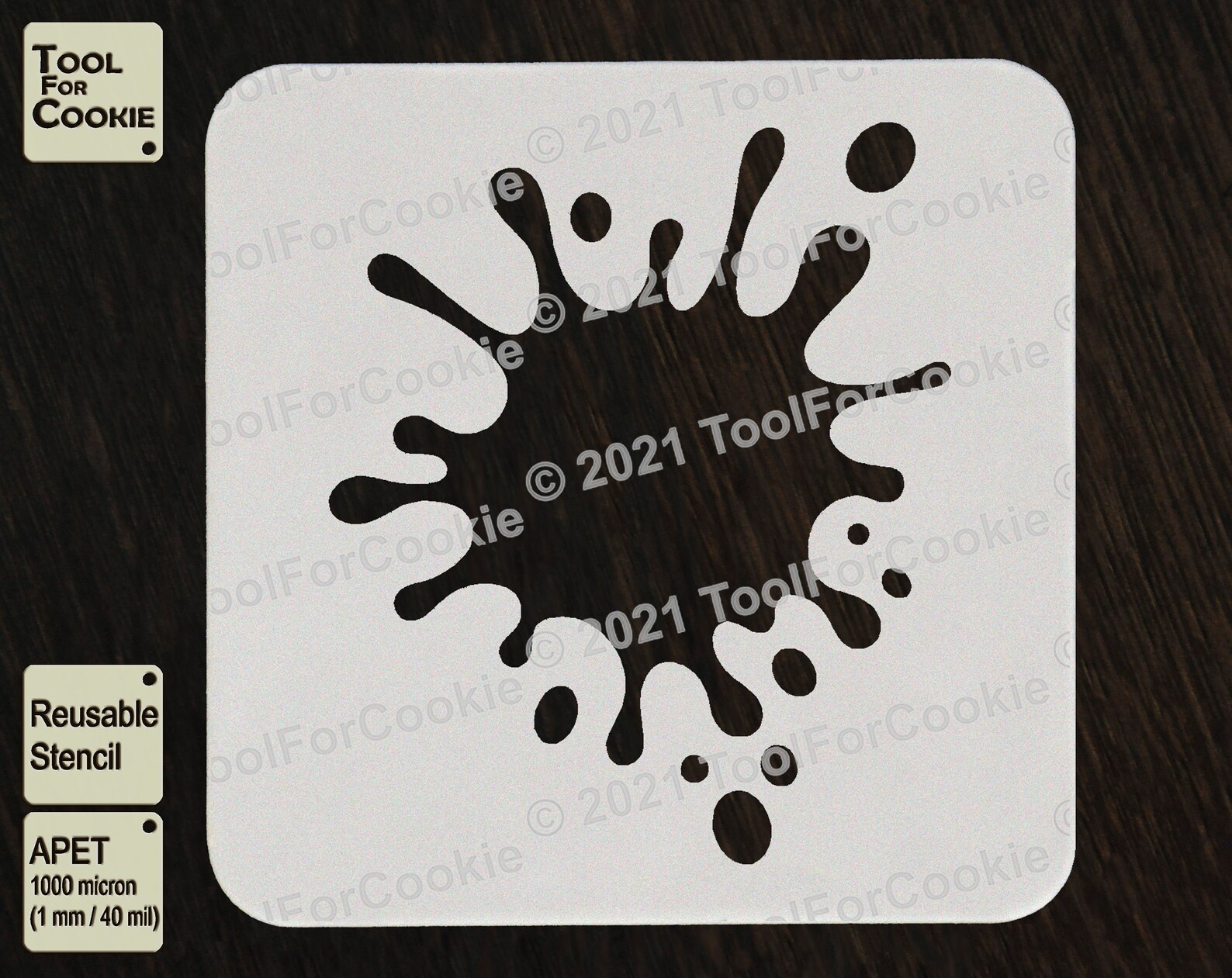 Paint Splatter Stencil - Etsy