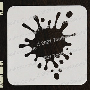 Paint Splatter Stencil - Etsy