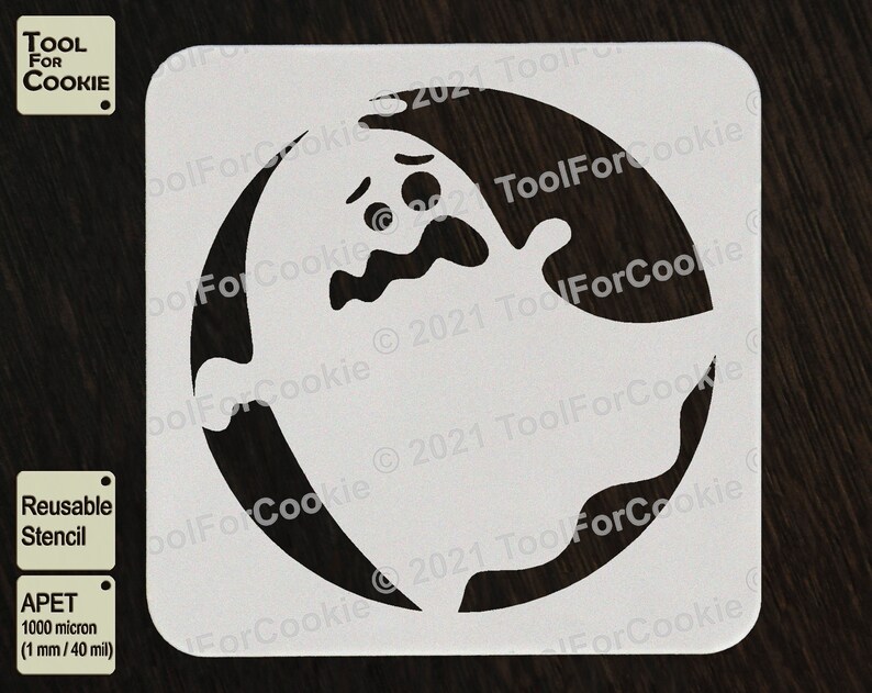 Ghost Body Stencil - Etsy