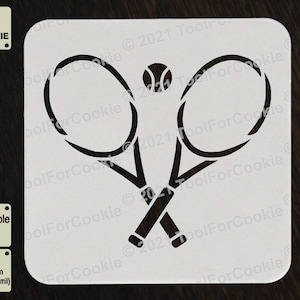 Tennis Racket Stencil, Tennis Ball Stencil - Etsy